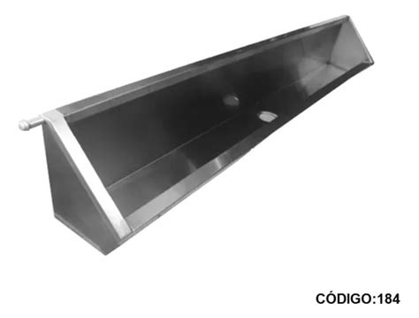 Mingitorio En Acero Inoxidable De 2 52mts Largo Rejanox Mercadolibre