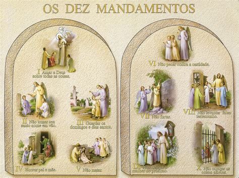 Catequese Infantil Os Dez Mandamentos