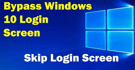 Windows Skip Login Screen 2020 2 Way Technotaught