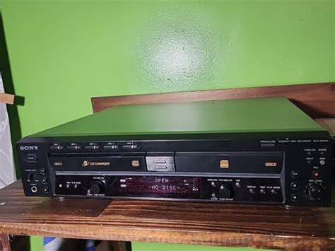 Sony RCD W500C CD Compact Disc Changer And Recorder Untested Deck A Not Open 760479776201 EBay
