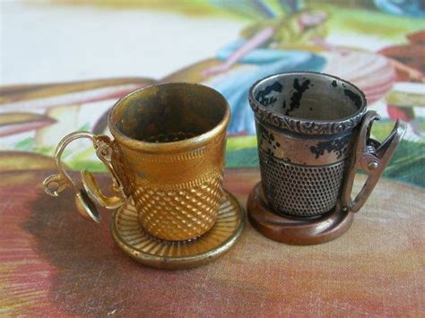 42 Best Images About Thimbles Crafts Using Thimbles On Pinterest Steampunk Necklace Sewing