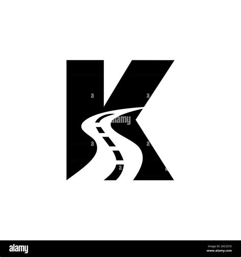 Plantilla De Vector De Signos De Viaje Y Transporte Con La Letra K