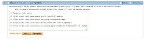 Solved 11 Points Previous Answers Larlinalg8 42035 3 My
