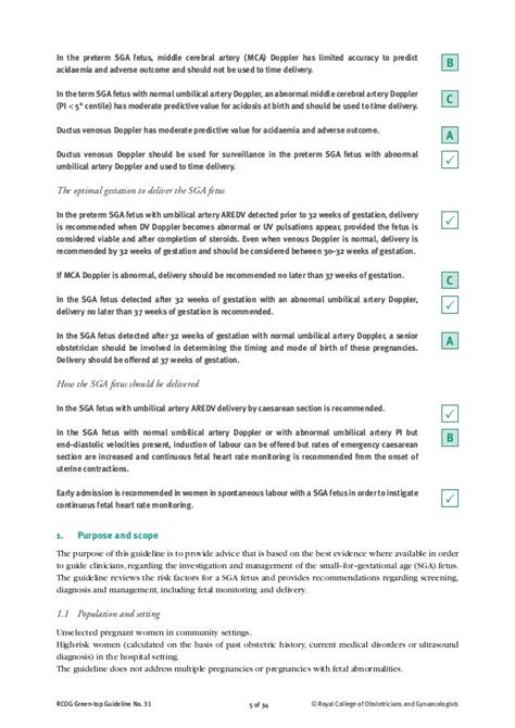 Iugr Rcog Guidelines