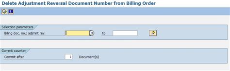 SAP ISU ABAP Billing Delete Adjustment Reversal Document Number From Billing Order EA24