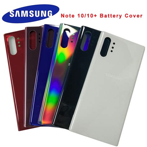 Samsung Galaxy Note 10 Plus Back Battery Cover Glass Rear Door Housing Cover Replacement Phone