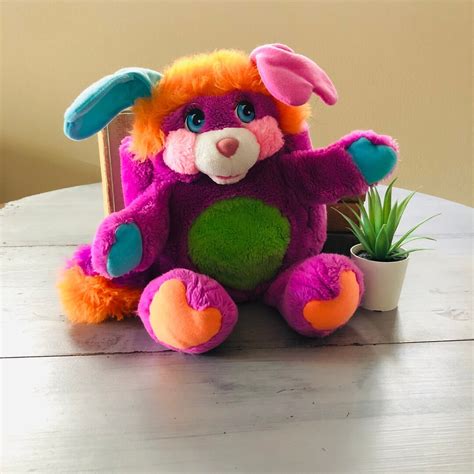 Vintage 1980s Popples Pancake Popple 80s Purple Etsy