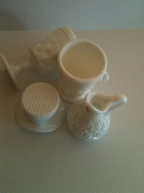 Milk Glass Collection Fenton Imperial Viking By Missenpieces 1500