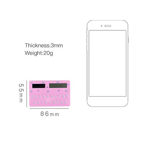 Mini Card Size Cijfers Display Calculator Ultra Grandado