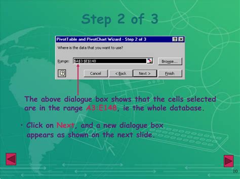 ppt an introduction to pivot tables using excel 2000 powerpoint