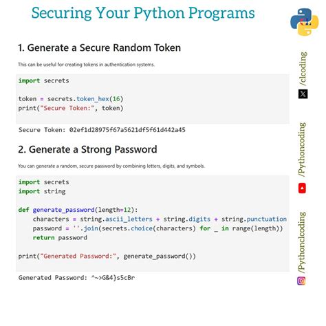 Python Coding On Linkedin Securing Your Python Programs Secrets