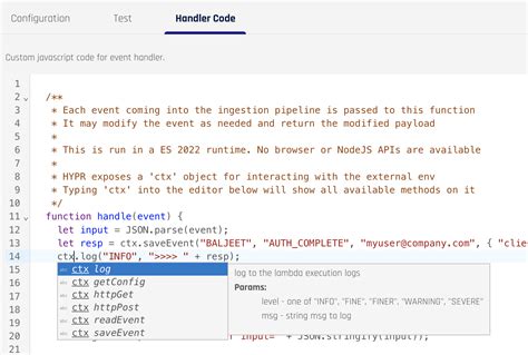 Signal Handler Context API HYPR Identity Assurance Platform