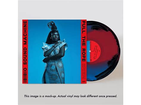 Ibibio Sound Machine PULL THE ROPE Red Blue Black Swirl Vinyl