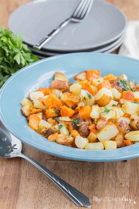 Roasted Herb Potato Medley 3 1 My Kitchen Craze