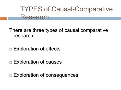 Causal Comparative Research Pptx