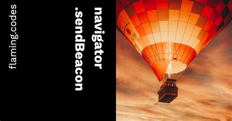 how to implement sendbeacon for reliable analytics data transmission