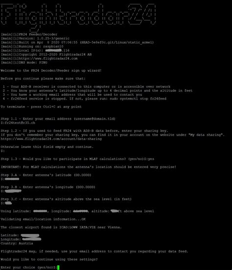 Raspberry Pi Als Ads B Empfänger Für Flightradar24 Blog Resch Cloud