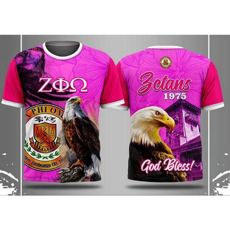 Cod Zeta Phi Omega Full Sublimation Shirt Available All Sizes Zeta Phi
