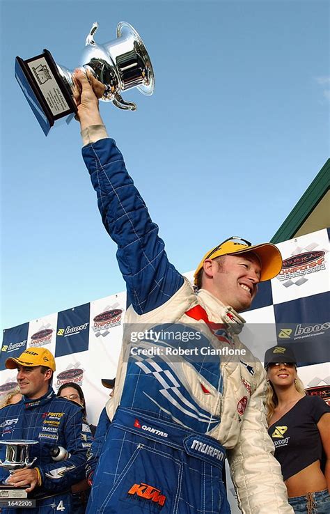 Greg Murphy Of The K Mart Racing Team Celebrates His Round Victory
