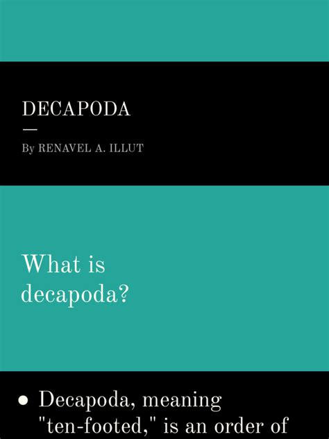 Decapod A Pdf