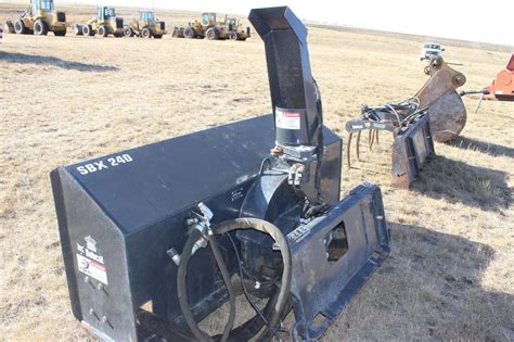 2011 Bobcat Sbx240 84 Snowblower Online Auction Results