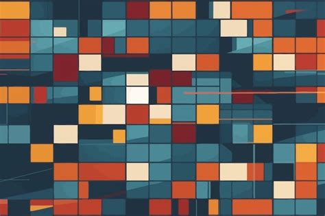 Premium Vector A 4x6 Grid 80s Theme Illustration