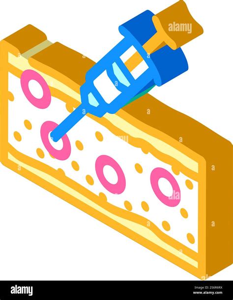 Enzyme Therapy Isometric Icon Vector Enzyme Therapy Sign Isolated