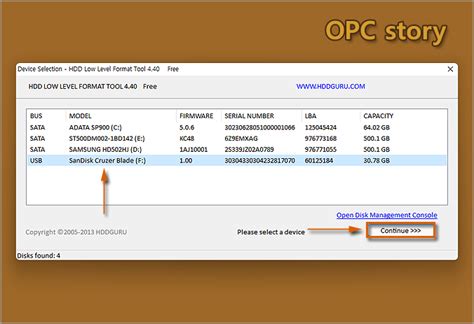 디스크 공장 초기화 프로그램 Hdd Llf Low Level Format Tool Opc 스토리