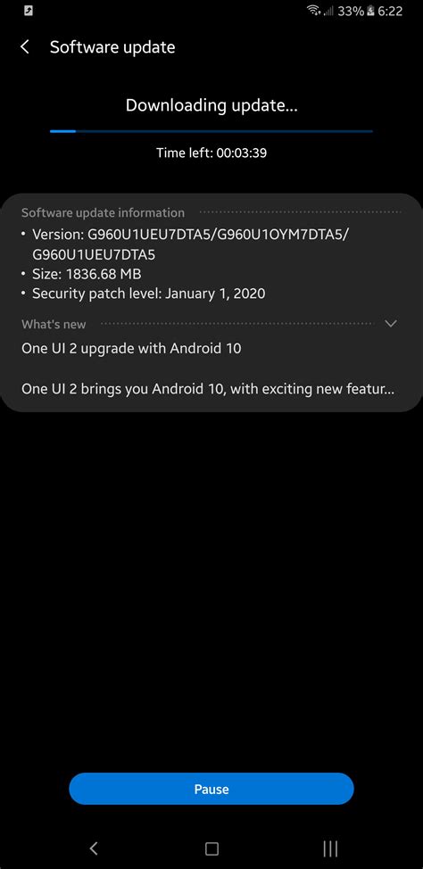 Samsung Galaxy S9 Update With One Ui 2 And Android 10 Starts Rolling