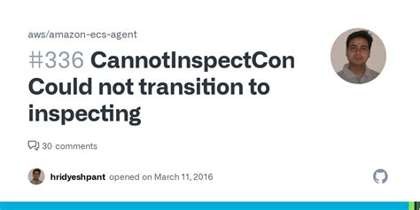 Cannotinspectcontainererror Could Not Transition To Inspecting · Issue 336 · Awsamazon Ecs