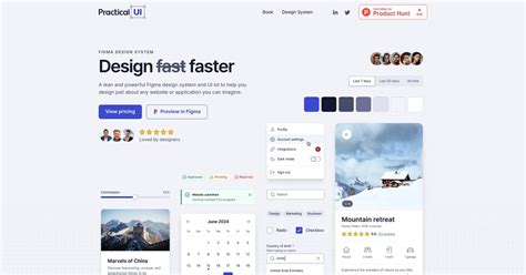 Practical UI Figma Design System Kit