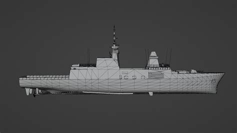 3d Formidable Class Frigate Turbosquid 2204562