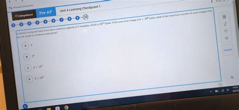 Solved 10 Of Managed Bookmarks Collegeboard P1 E Ap Unit 4 Learning