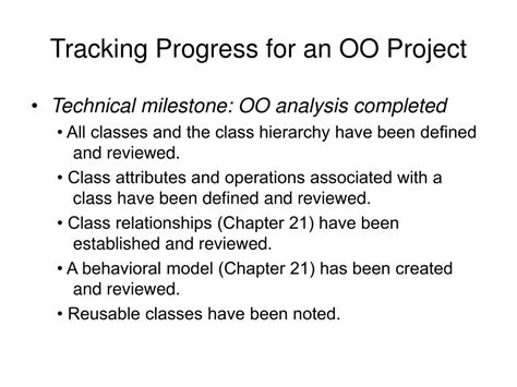 Ppt Management Of Object Oriented Software Projects Powerpoint