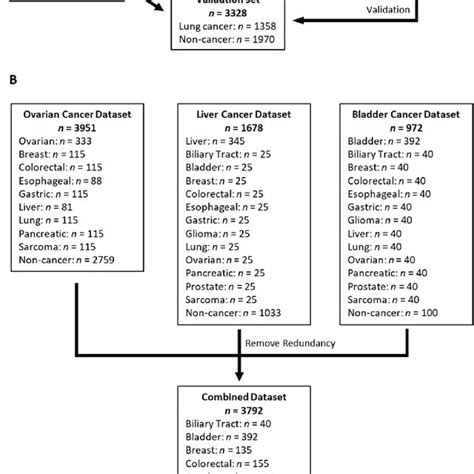 Case Flow Diagram A Lung Cancer Dataset Was Split Into A Discovery
