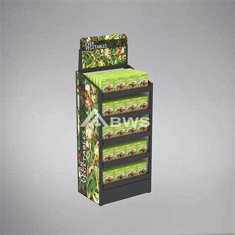 Safety Fruit And Vegetable Shop Displays 5 Tier Food Display Stand