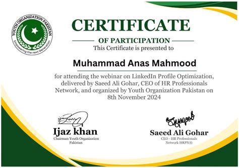 Muhammad Anas Mahmood On Linkedin Linkedinoptimization Professionalgrowth