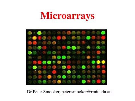 Ppt Microarrays Powerpoint Presentation Free Download Id6419115