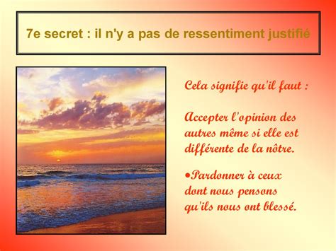 Les Secrets Du Succès Et De La Paix Intérieure Ppt Télécharger