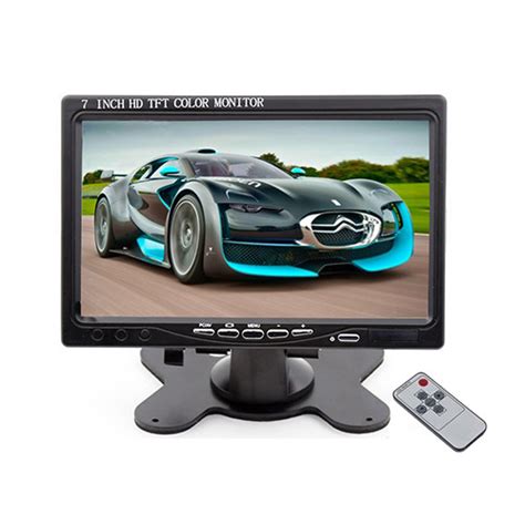 Монитор HDMI автомобильный 7 дюймовый с VGA и AV входом (Podofo K0106 ...