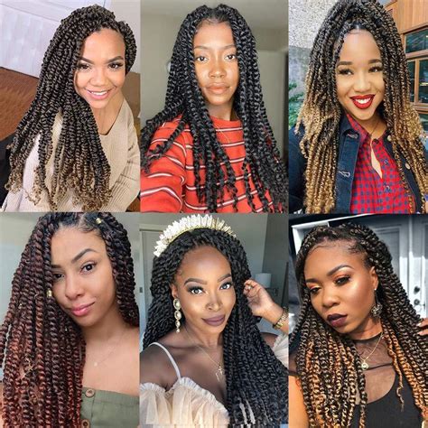 18 Inch Passion Twist Water Wave Crochet Braids Hair 7 Packs Long