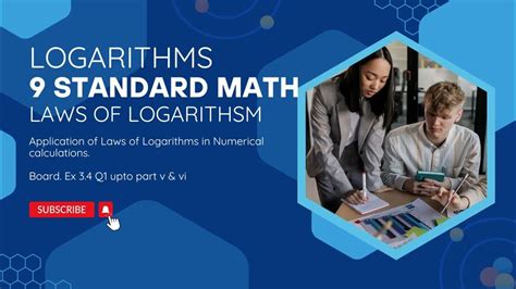 Ex 34 9th Class Math Logarithms Q 1 Part V And Vi Fbise Log Antilog