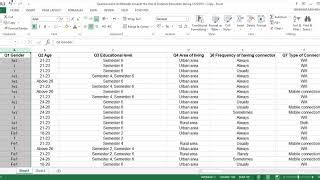 Cara Membuat Tabulasi Data Kuesioner Di Excel Dan Spss Contoh Kuesioner