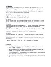 CRT 2 Docx SCENARIO You Are Bullish On Company ABC And Company XYZ