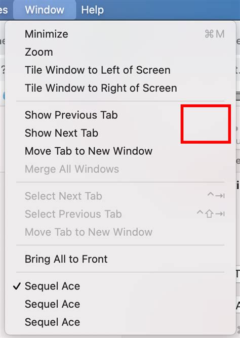 Shortcuts To Navigate Between Tabs Doesn T Work Issue 1031 Sequel