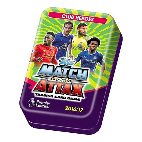 Topps Match Attax EPL Trading Card Collector Mega Tin One Picked From Random