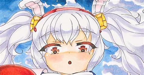 アナログ 【同人手描きイラスト】ラフィー【ふわっとうさぎさん】 つるぎや夏空キリンのイラスト Pixiv