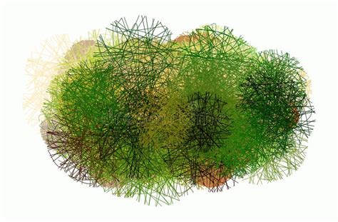 Background Abstract Geometric Messy Random Line Circles Pattern For Design Shape Concept