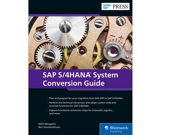 Sap S Hana System Conversion Guide Book And E Book By Sap Press