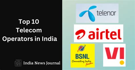 Top 10 Telecom Operators In India